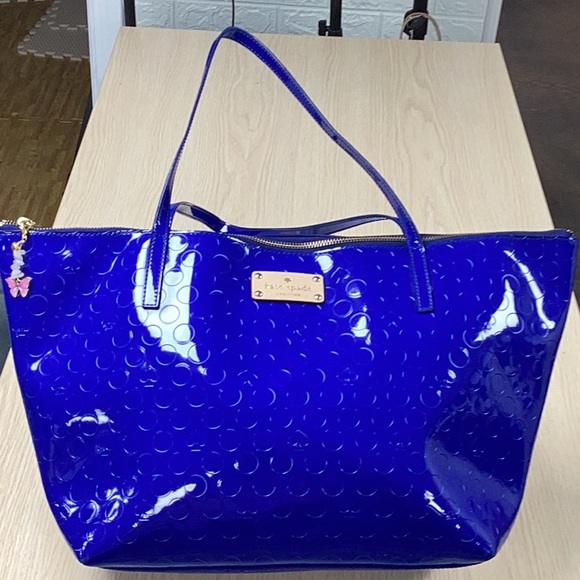 kate spade | Bags | Kate Spade Blue Transparent Tote Bag | Poshmark
